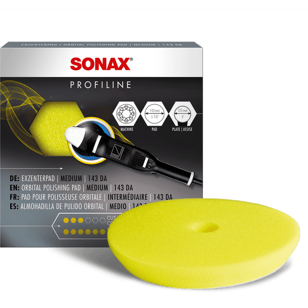 Sonax DA Polishing Sponge Yellow (143 mm) – CarPowerGrid