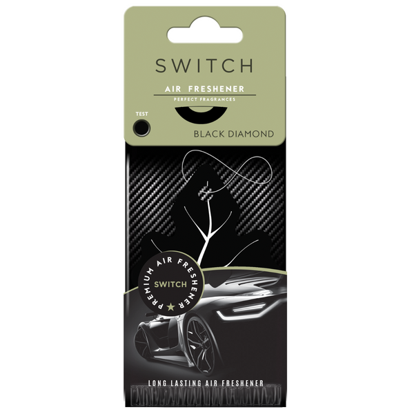 Switch Car Air Freshener - Black Diamond | Last Upto 45 Days ...